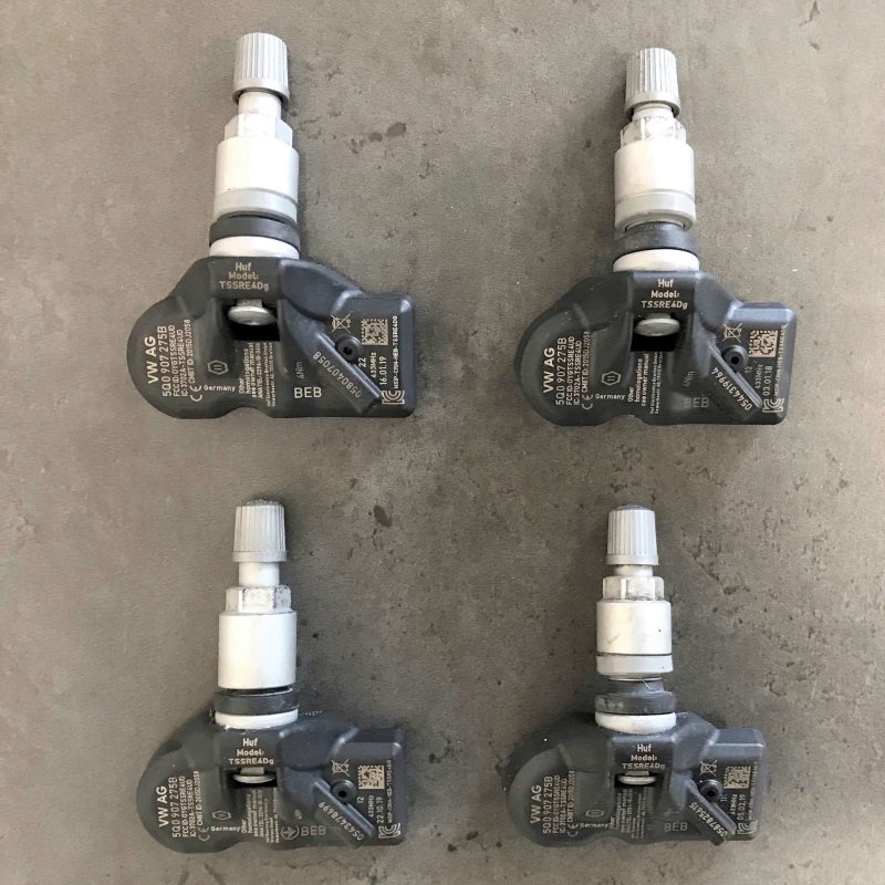 4x Original Audi VW Reifendrucksensor 5Q090727B RDK RDKS Luftsensor ...